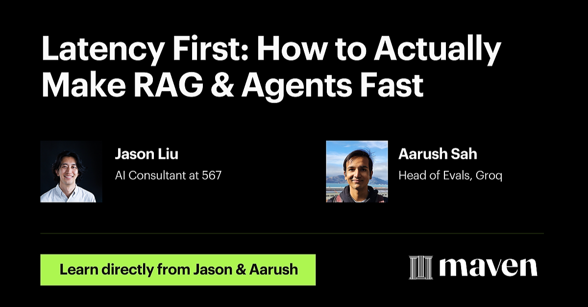 Latency First: How to Actually Make RAG & Agents Fast